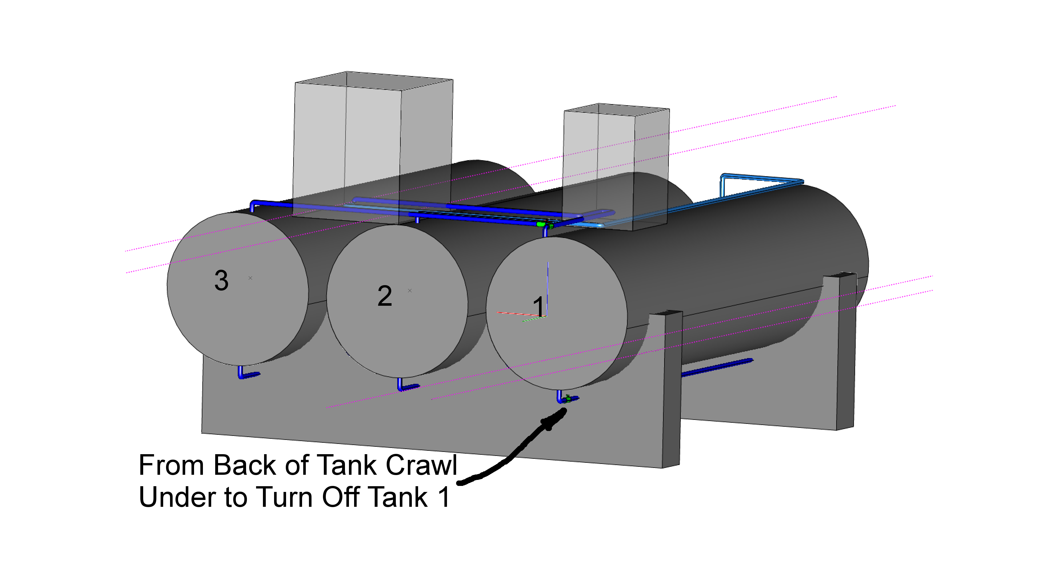 Operation Drawing - Back of Tank